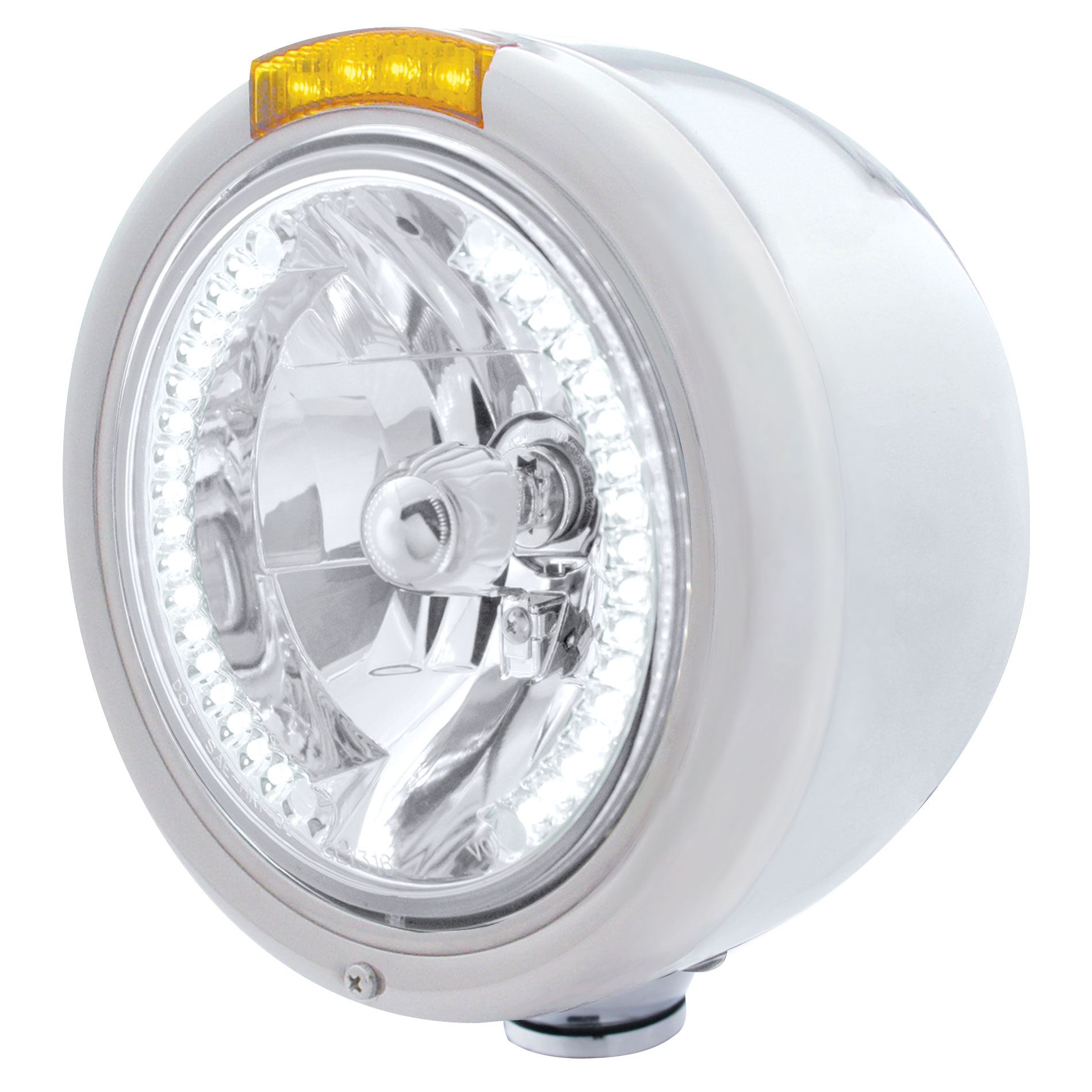 Stainless steel PeterbiLight Classic Half-Moon PeterbiLight Headlight ...