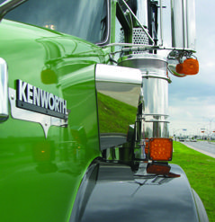 Kenworth, T800 Curved Glass Engine Air Intake Shroud | TK-1208